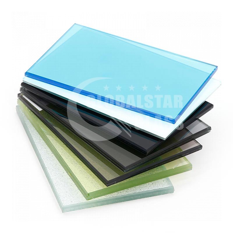 6.38mm color laminated glass|bronze laminated glass|Tinted Laminated ...